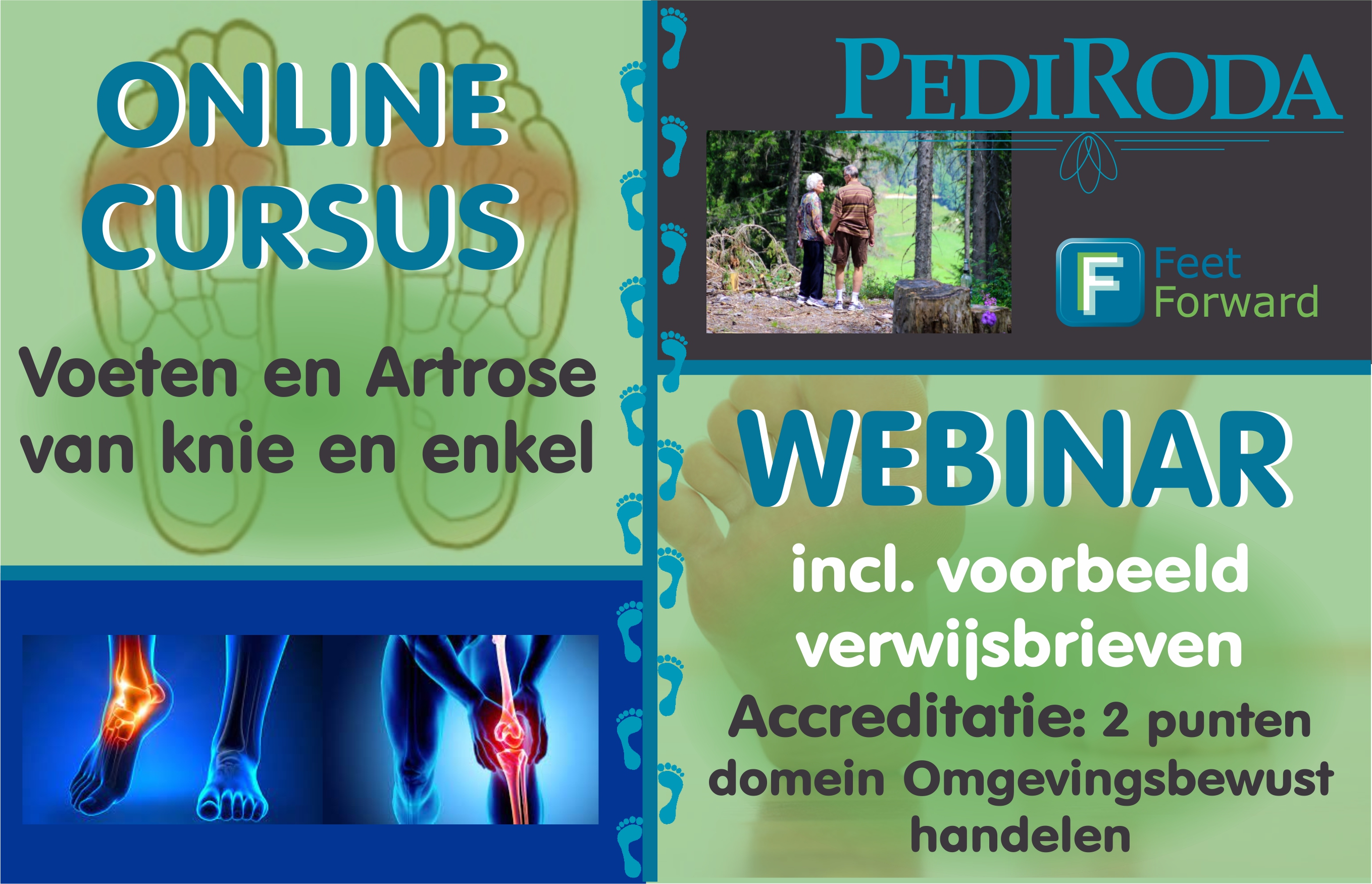 Voeten en artrose van knie en enkel